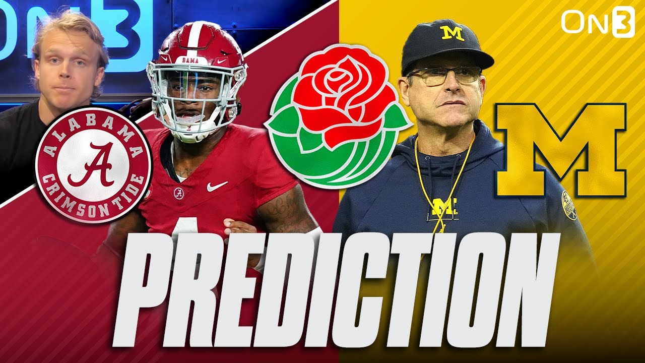 Alabama Crimson Tide vs Michigan Wolverines Preview & Prediction | Rose ...
