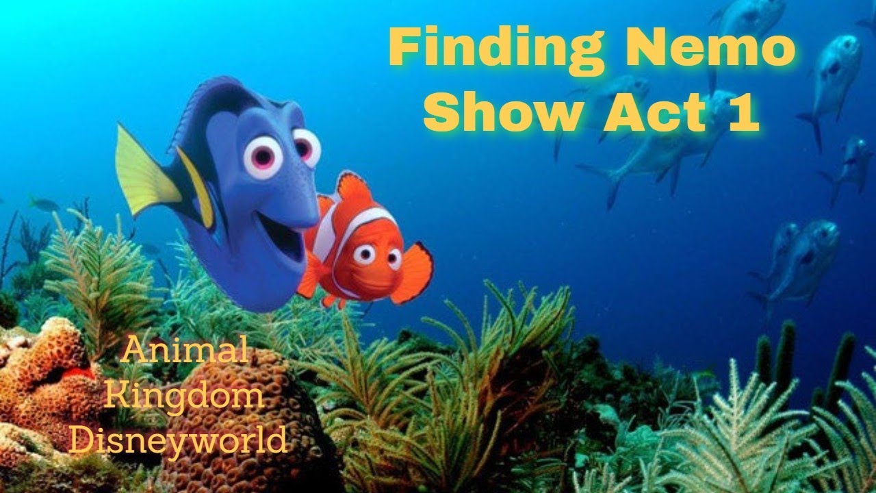 Nemo Stage Show Animal Kingdom Act 1 Disneyworld Orlando - YouTube