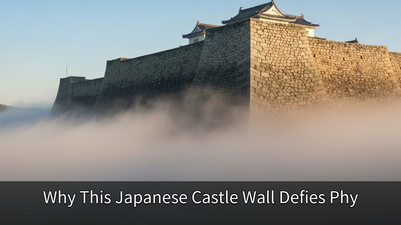 Why This Japanese Castle Wall Defies Physics - YouTube