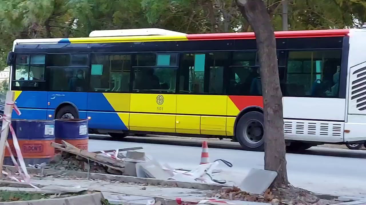 Λεωφορεία ΟΑΣΘ στην Ανατολική Θεσσαλονίκη (Τριανδρία και Τούμπα) 21/11 ...