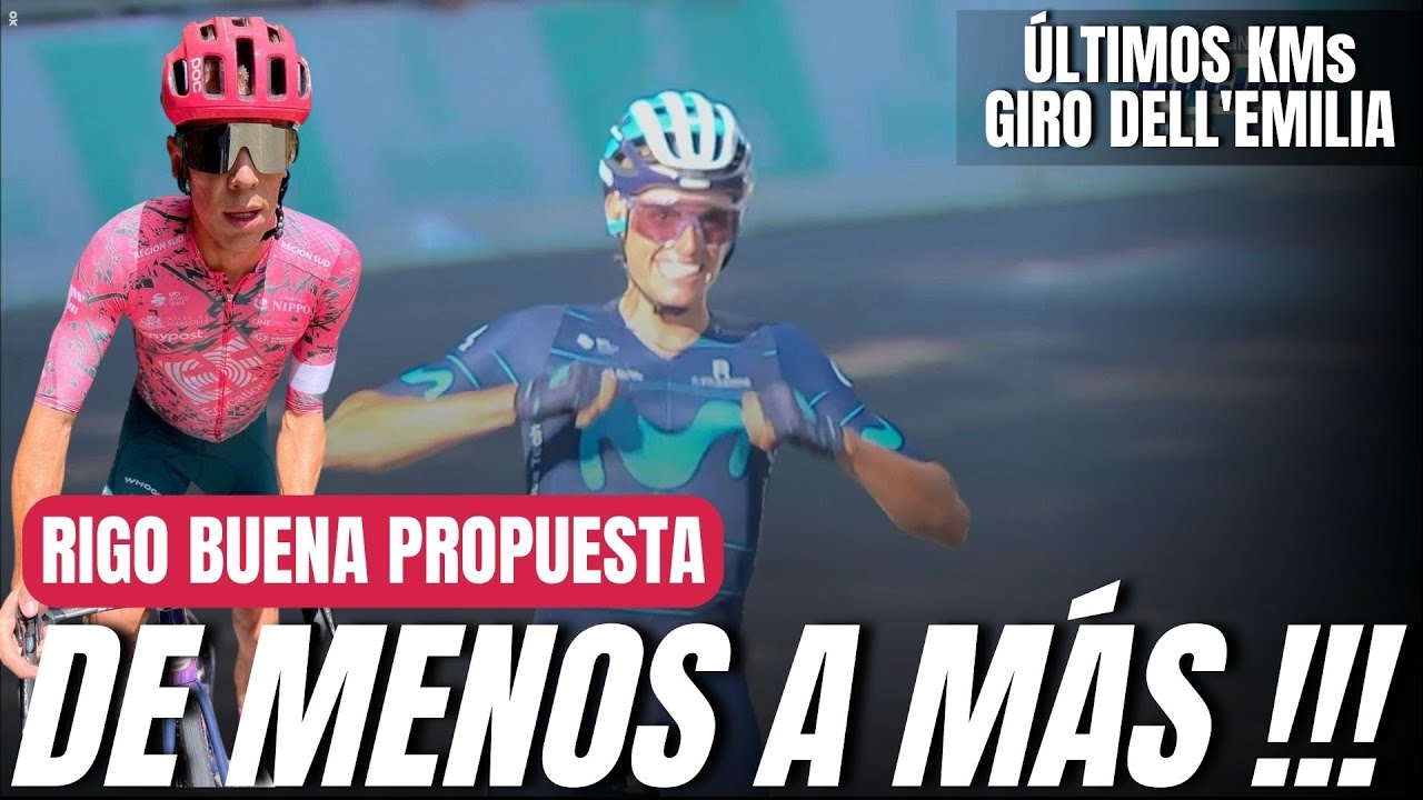 RIGO URAN espectacular presentación / Final GIRO DELL'EMILIA 2022 - YouTube