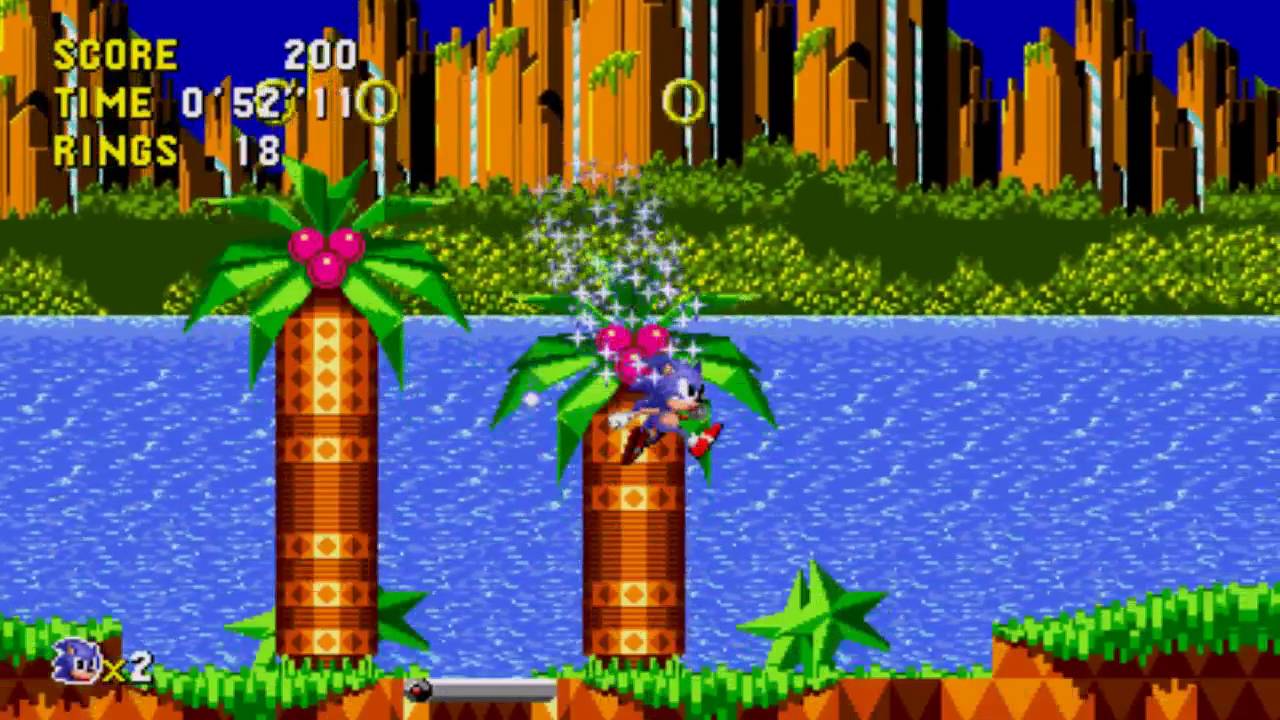 Sonic CD Palm Tree Act 1 - YouTube