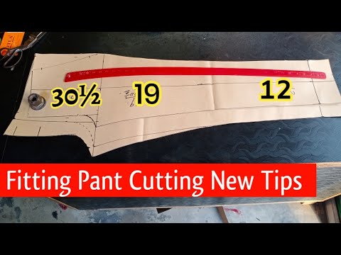How To Cutting Fitting Pant Latest Tips / Pant Cutting / Fitting Pant ...