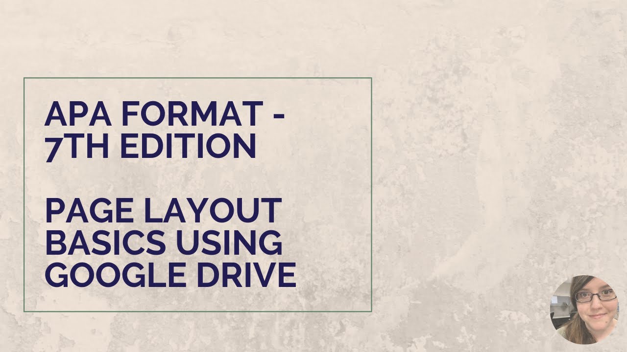 APA Format | 7th Edition | Cover Page & Basic Page Layout for Students ...