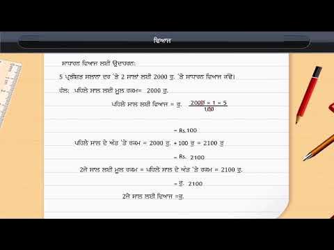 ਵਿਆਜ | Interest | Class 8 | Maths - YouTube