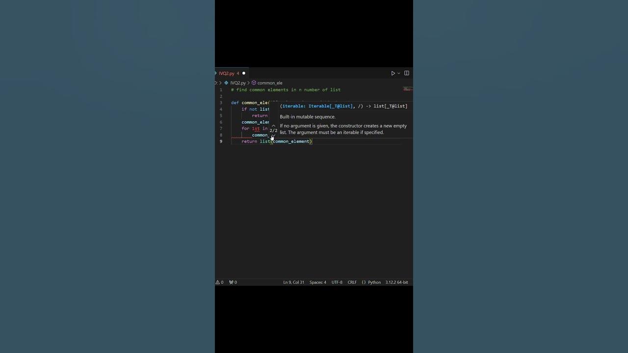 Python Coding Series Ques 230 Python Interview Coding Trending Shorts Programming
