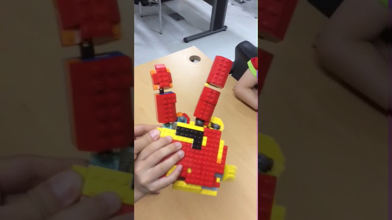 레고 손 5개 손가락 창작 lego hand five finger legotechnic - YouTube