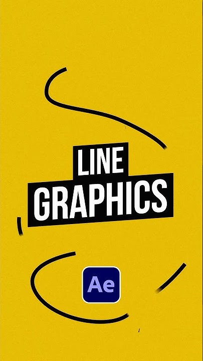 Create Animated Line Motion Graphics in After Effects - YouTube
