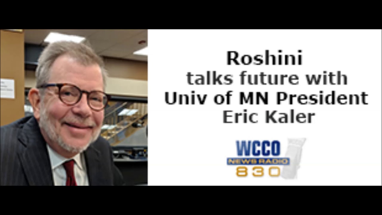 Roshini talks with U of M President Eric Kaler - YouTube