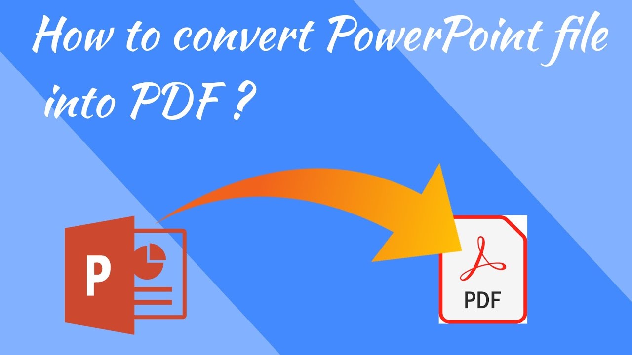 How to convert PowerPoint file into PDF ?// PowerPoint file ko PDF me ...