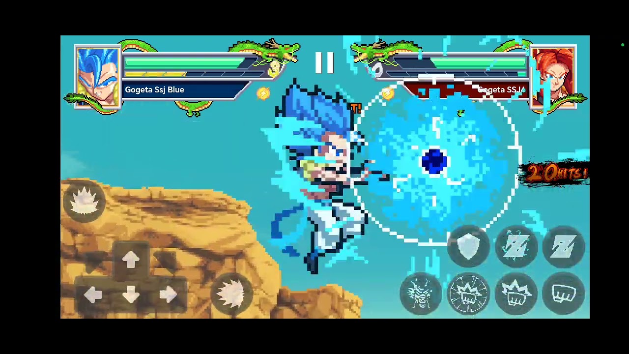 dramátic finish con gogeta blue - YouTube
