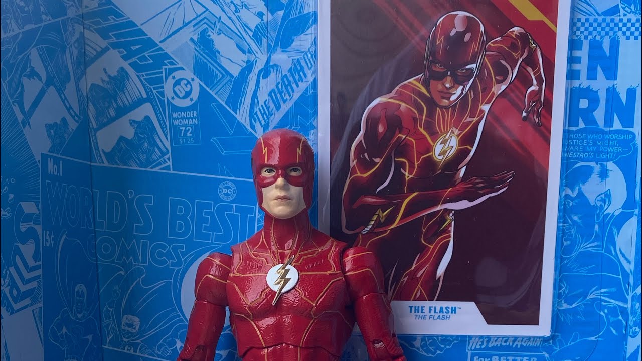D.C MCFARLANE THE FLASH THE MOVIE FIGURE REVIEW - YouTube