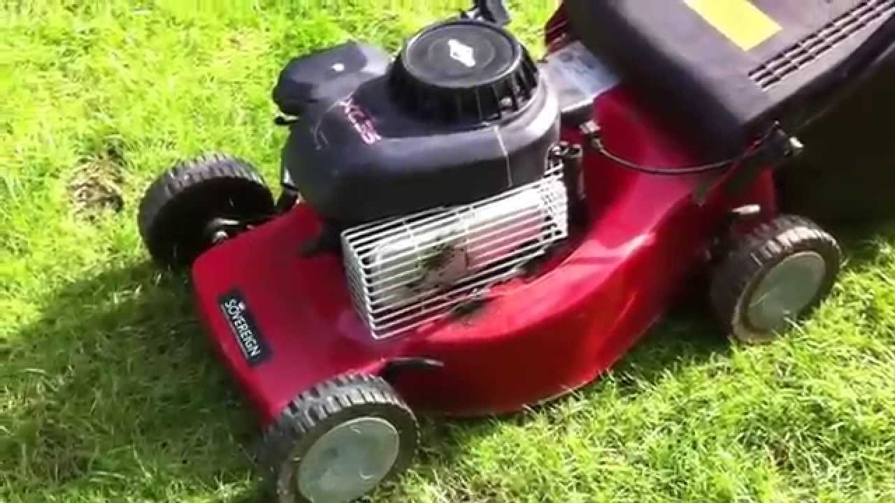 Sovereign SV40S mower. - YouTube