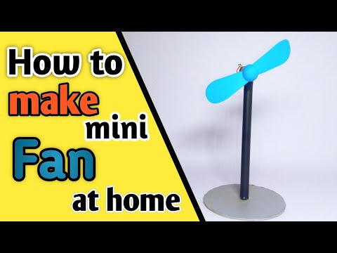 How to make mini Fan at home.(a1Inventions). - YouTube