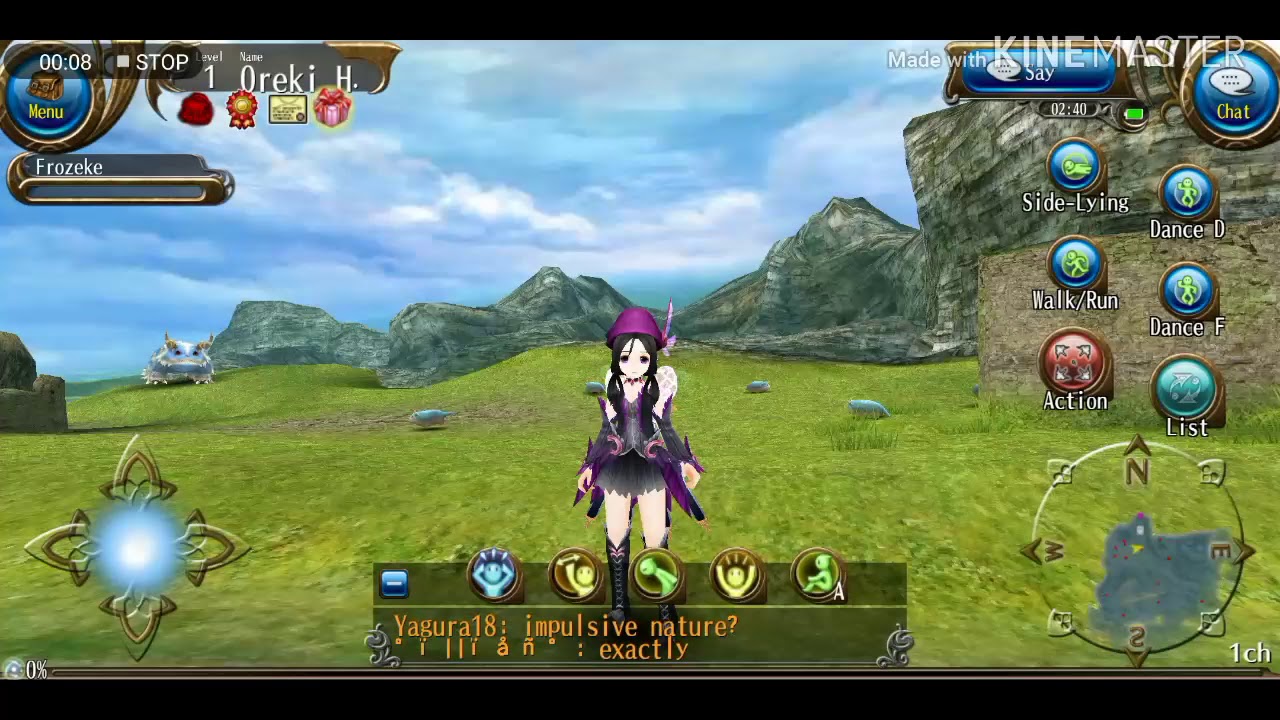 『ToramOnline』 Flying with new Magic Device app - YouTube