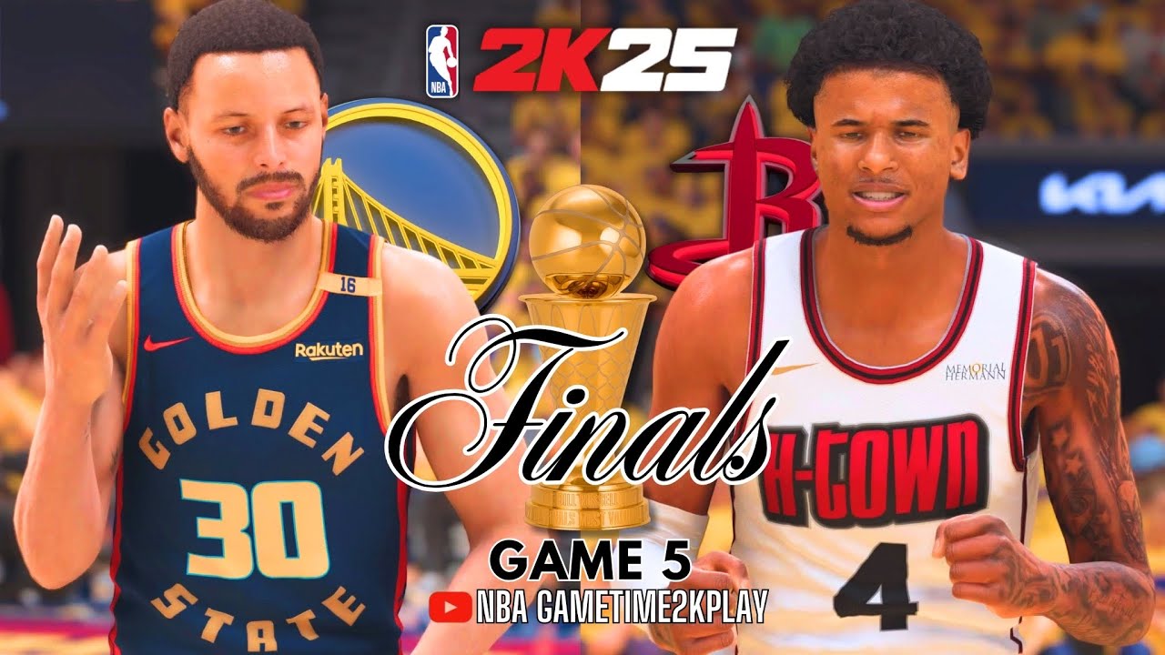 NBA Finals | Gsw vs Rockets | Game 5 | 2K25 PS5 (4K60) - YouTube