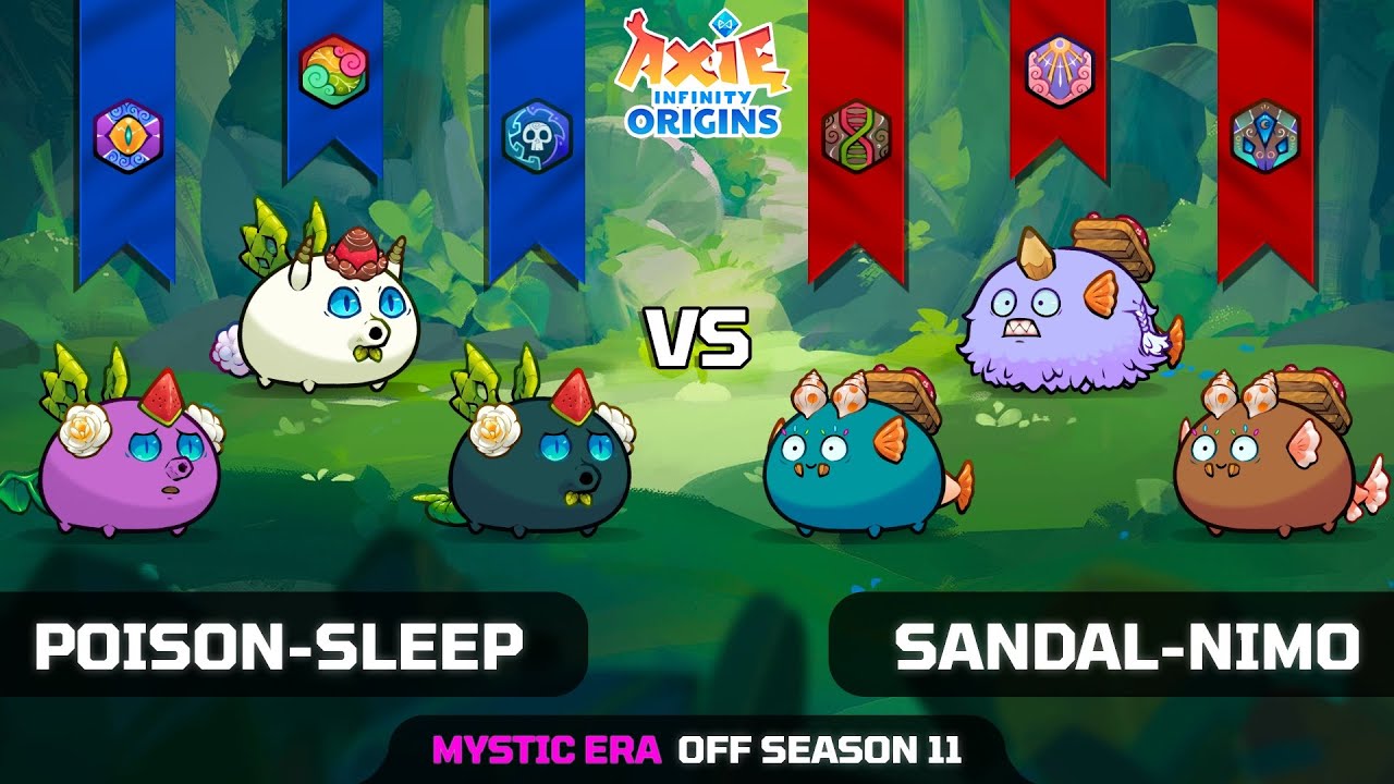 POISON-SLEEP vs SANDAL-NIMO | OFF SEASON 11 | AXIE INFINITY ORIGINS ...
