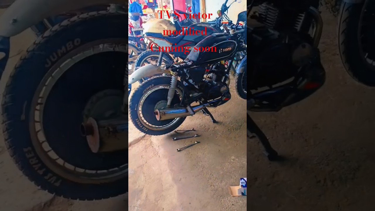 TVS victor modified #tvs vict into Splander #tvs #youtubeshorts #kgn # ...