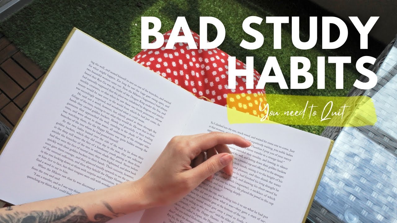 10 Terrible Study Habits to Quit NOW | College Study Tips - YouTube