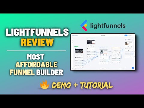 LightFunnels Review with Demo + Tutorial | Most Affordable Funnel ...