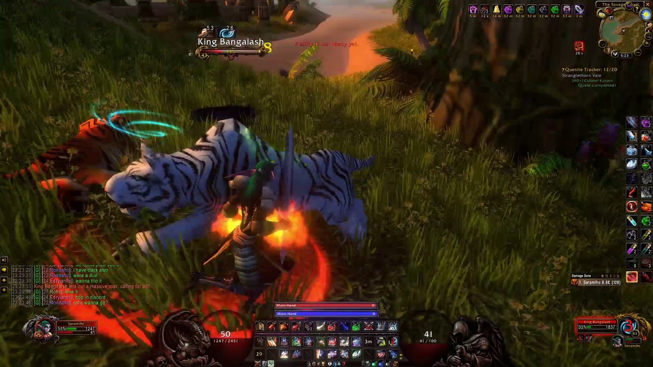 WoW Classic HC - Sorami Warrior - King Bangalash Solo - YouTube