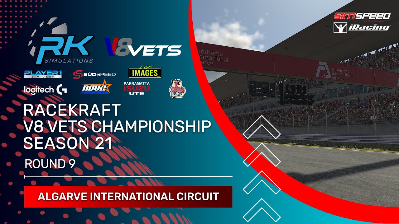 iRacing // RaceKraft V8 Vets Championship // Season 21 // Round 9 at ...