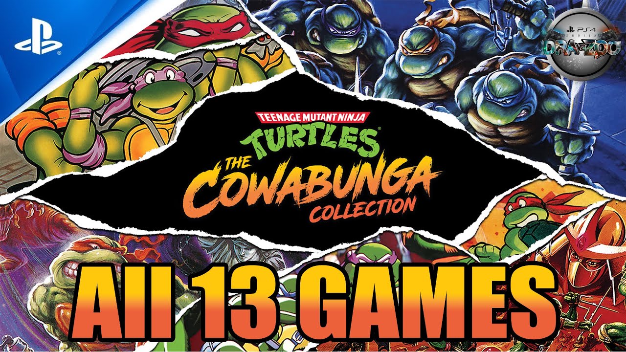 TMNT Teenage Mutant Ninja Turtles Cowabunga Collection Gameplay PS4 Pro ...