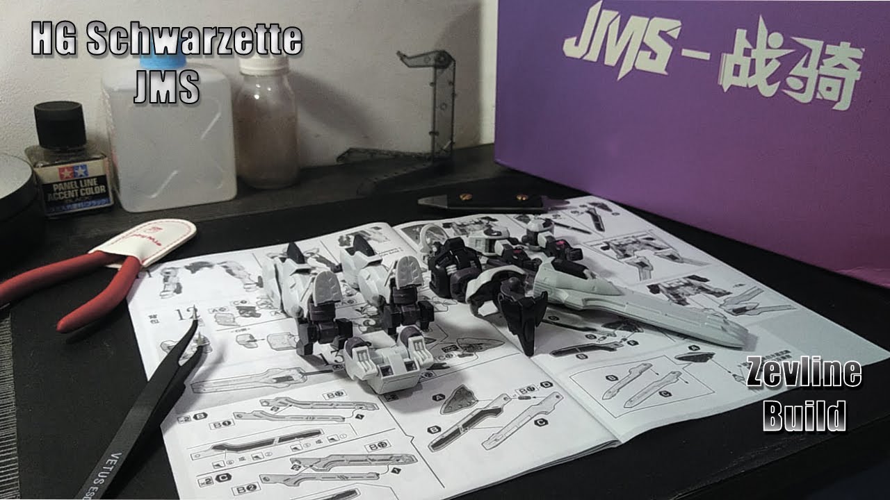 HG Schwarzette Gundam 1/144 | Gundam SPEED BUILD | Jms (Bootleg ...