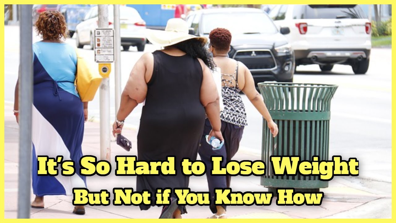 It's so Hard to Lose Weight: Here's the Right Strategy - YouTube
