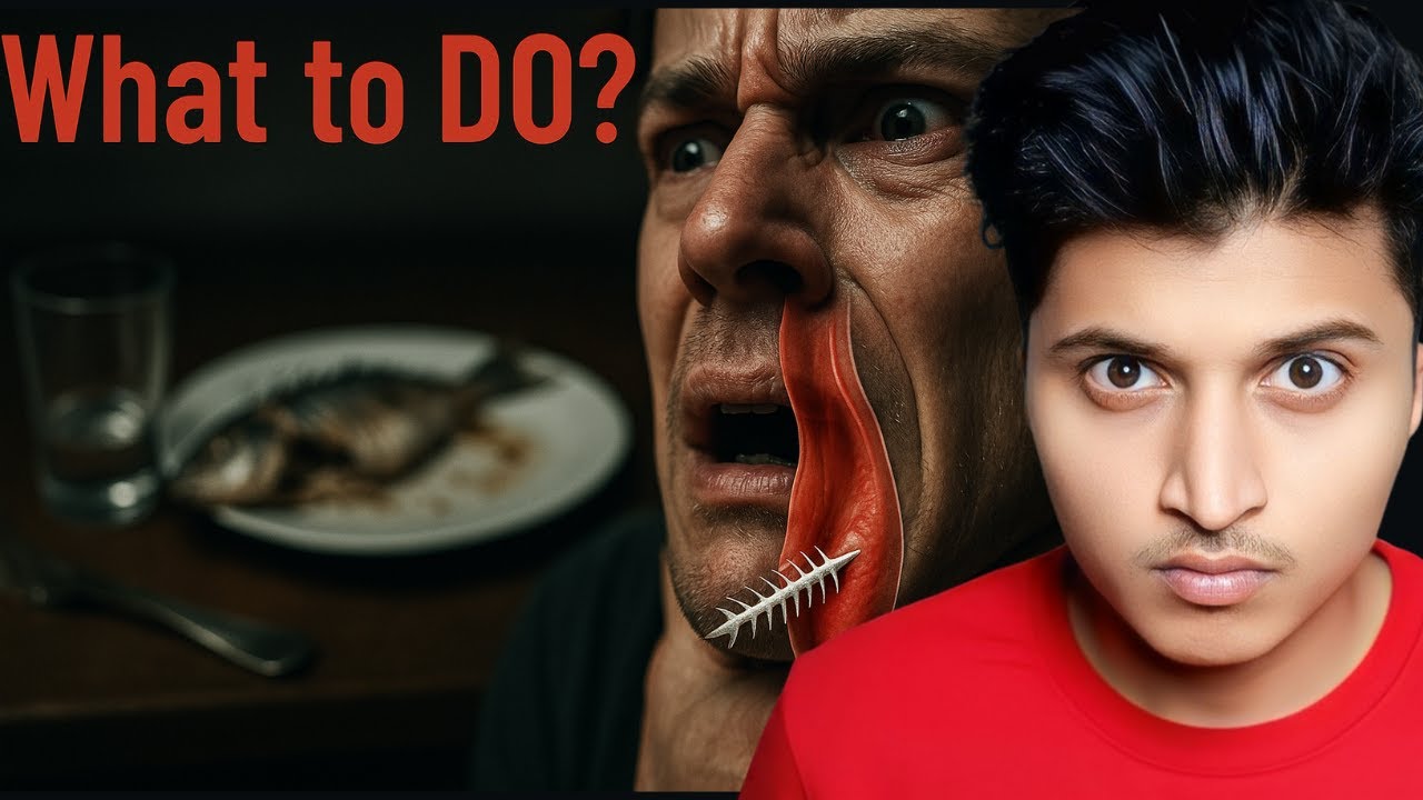 What to Do When a Fish Bone Gets Stuck in Your Throat - YouTube