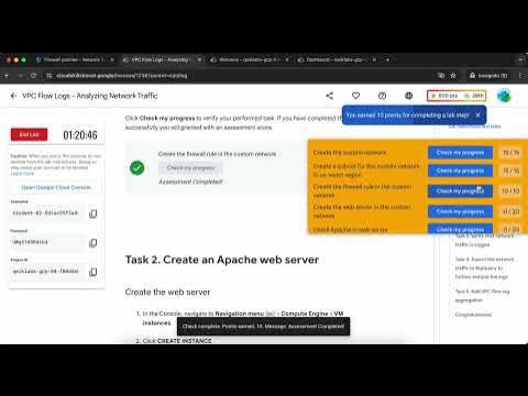 VPC Flow Logs - Analyzing Network Traffic | GSP212 - YouTube