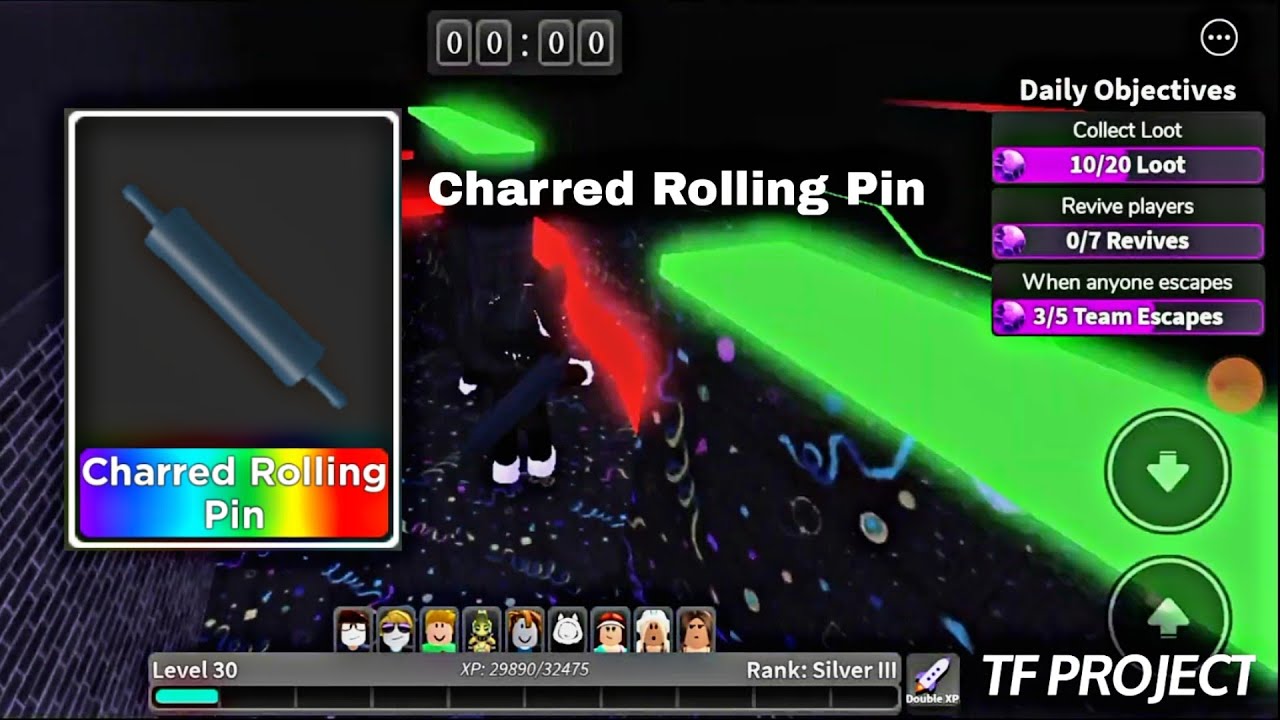 Charred Rolling Pin Gameplay || 🔪Survive The Killer - YouTube