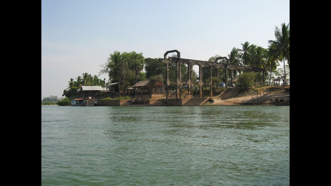 Boat Ferry to Don Det Island - YouTube