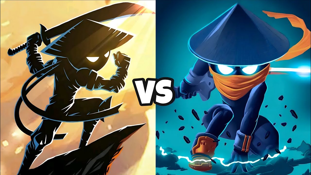 Ninja Dash Run Offline Game vs Stickman kungfu master gameplay - YouTube