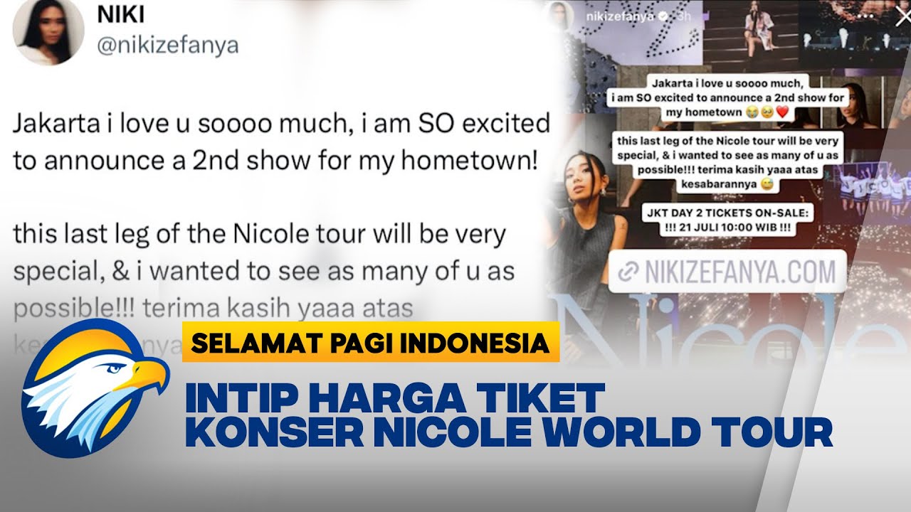 Niki Umumkan Konser Tambahan Tanggal di Jakarta - YouTube