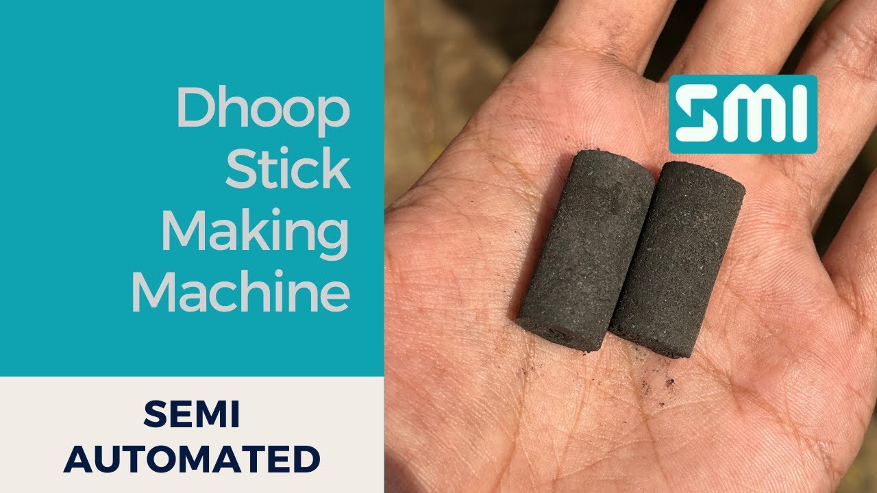 Dhoop Stick Making Machine - Semi Automatic - YouTube