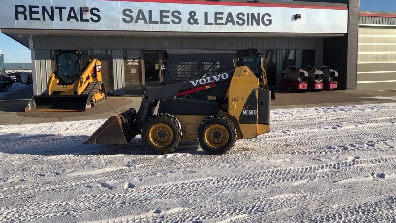 2008 Volvo MC60B Skid Steer #2372 - YouTube