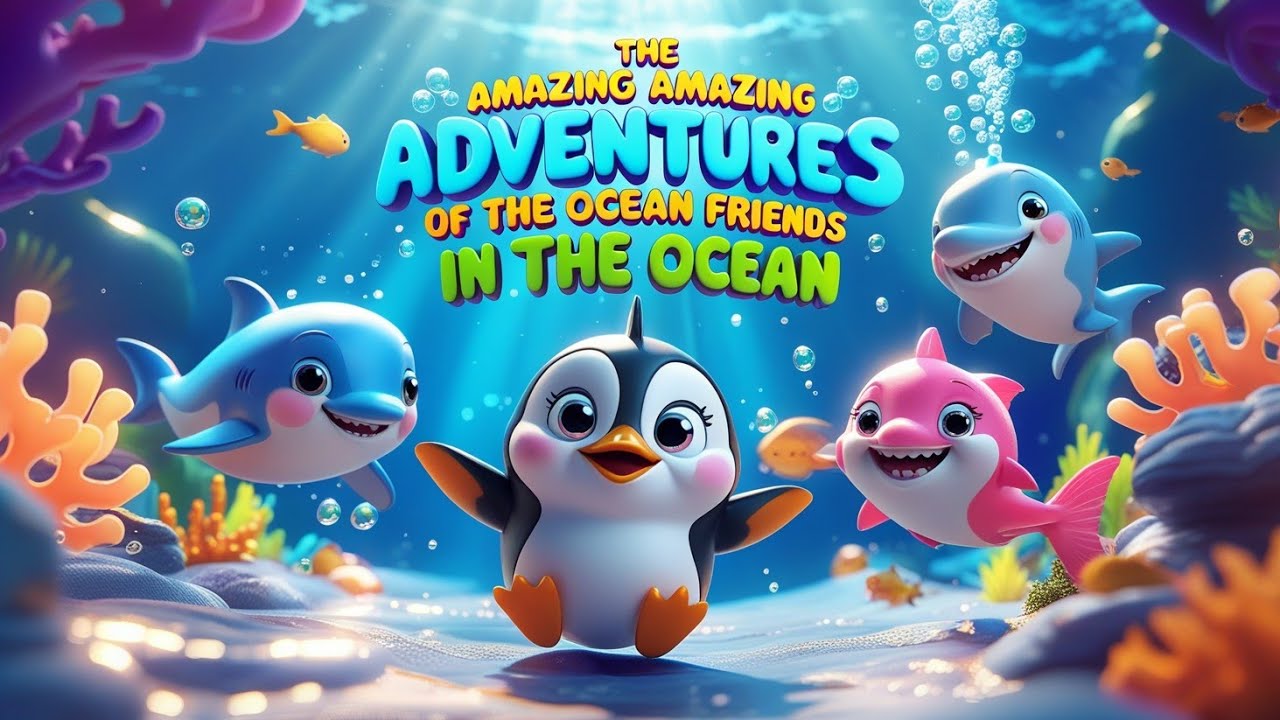 The Amazing Adventures of The Ocean Friends! | Fun Nursery Rhyme for ...