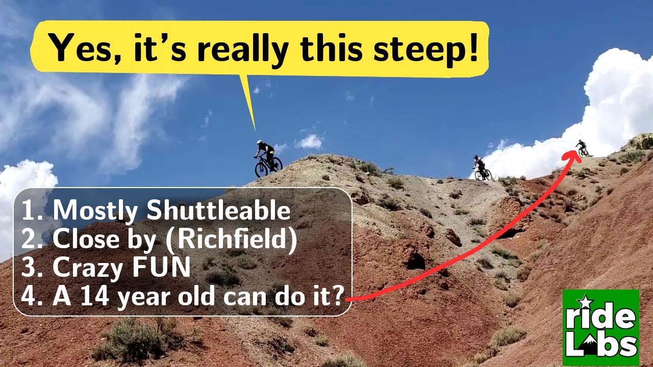 Steep Ridgeline Riding in Utah - YouTube