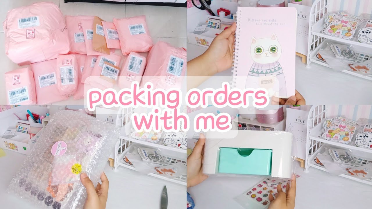 PACKING SHOPEE ORDERS EVENT 7.7 | STATIONERY SHOP | SMALL BUSINESS ...