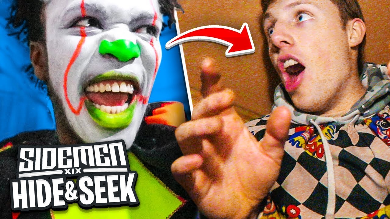 HAUNTED CLOWN MAZE HIDE AND SEEK - YouTube
