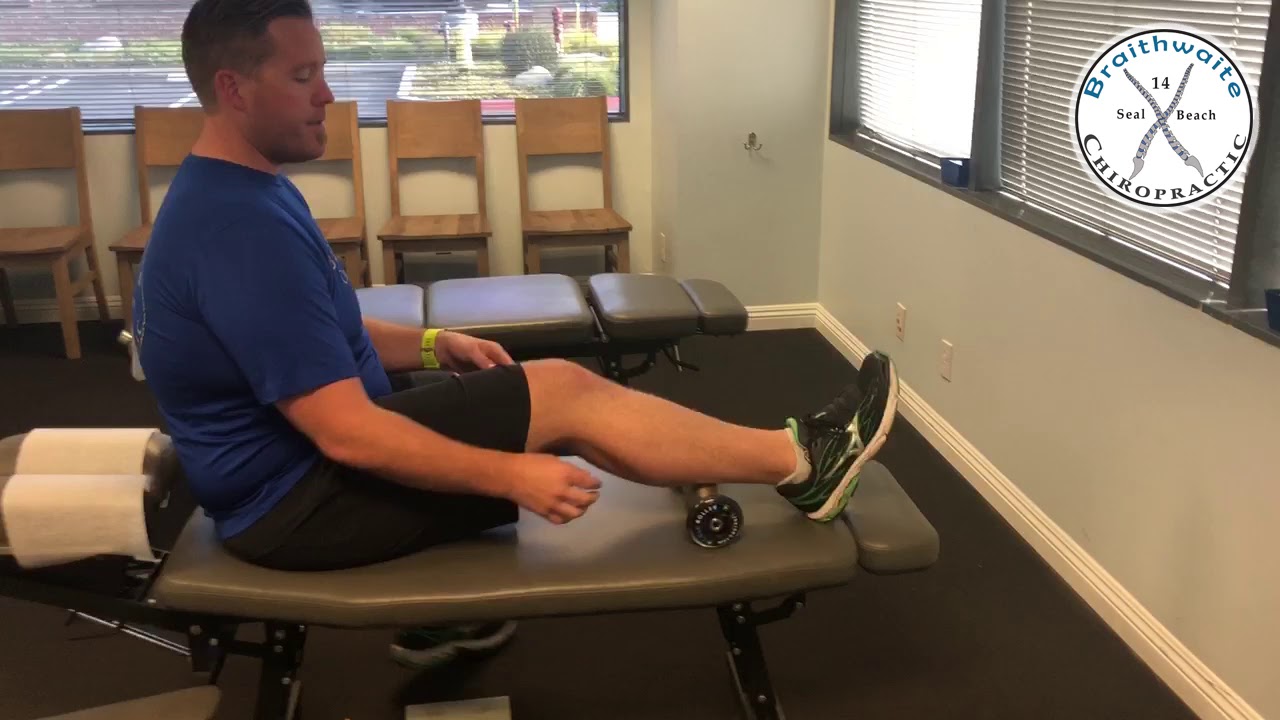 Rolling out your Calf Muscles - YouTube