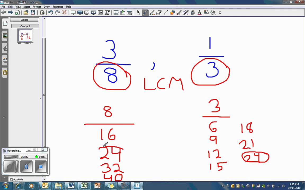 Comparing Fractions Tutorial.wmv - YouTube
