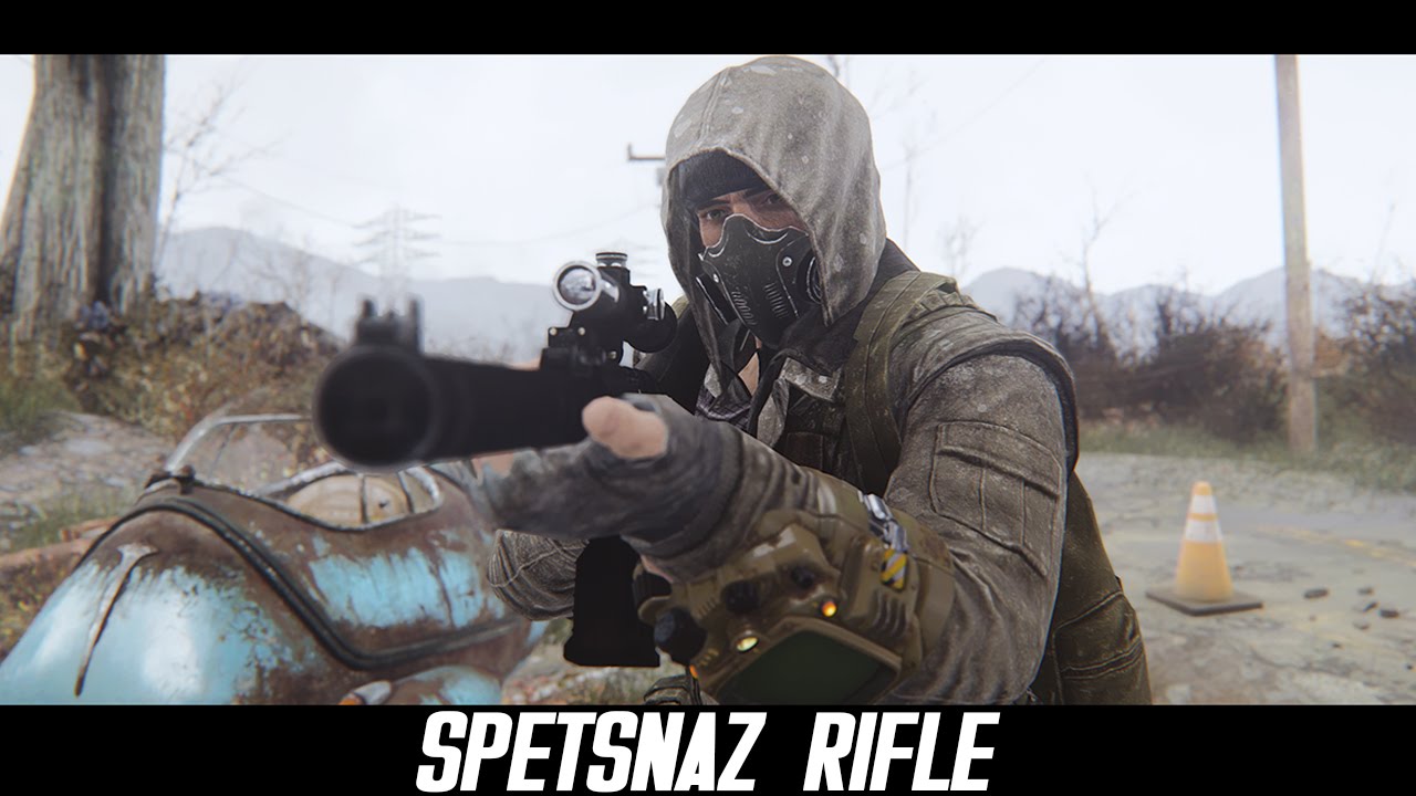 Fallout 4 Mods: AS VAL - Spetsnaz Rifle - YouTube