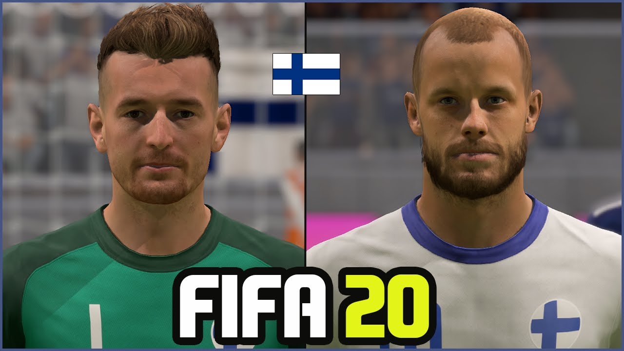 FIFA 20 | ALL FINLAND PLAYERS REAL FACES - YouTube
