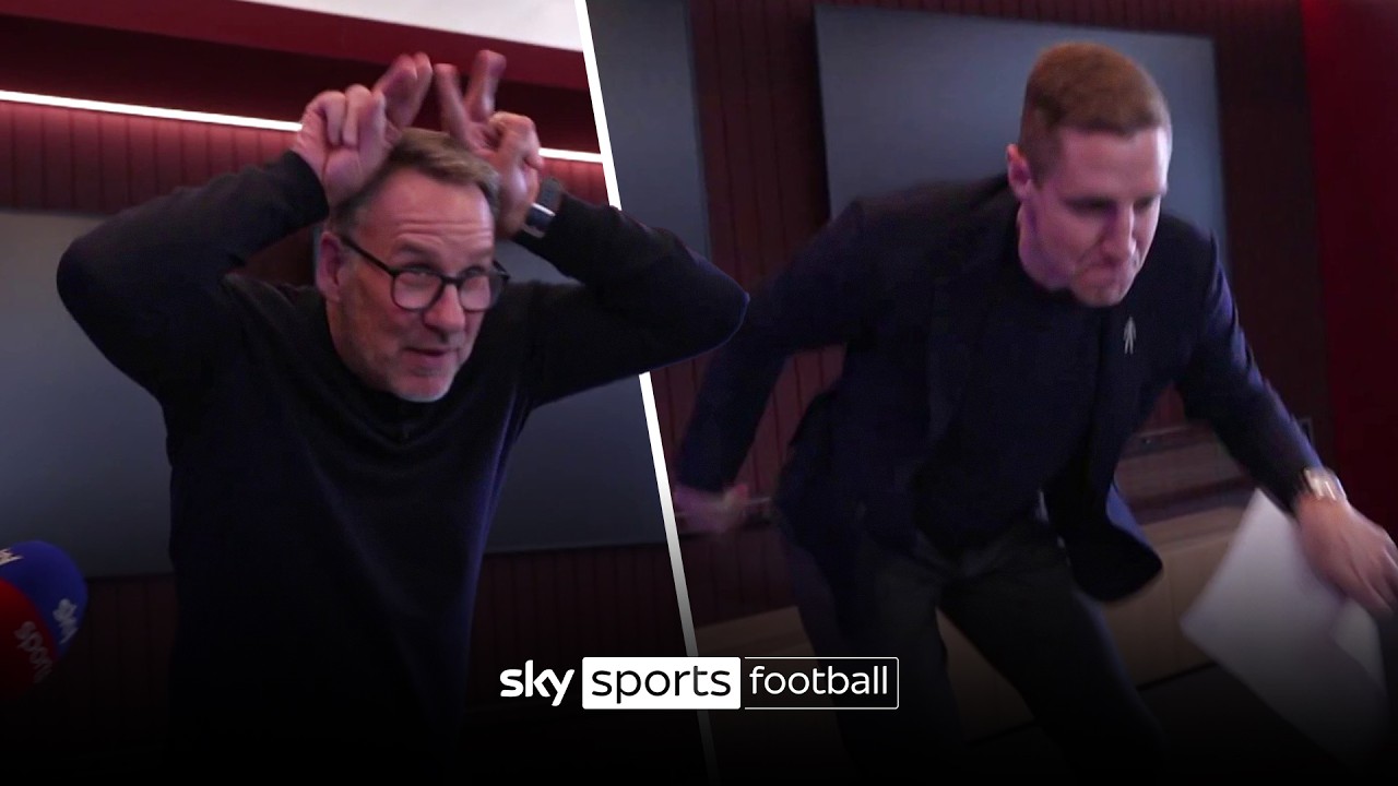 BEHIND THE SCENES! Soccer Saturday take on Football Charades challenge ...