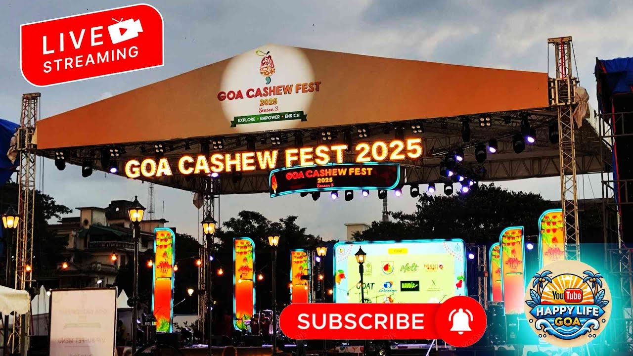 Goa Cashew Fest 2025 – Season 3 | Live from Panaji - YouTube