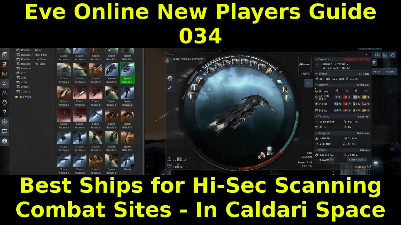 Eve Online New Players Guide 034 - Best Ships for Hi-Sec Scanning ...