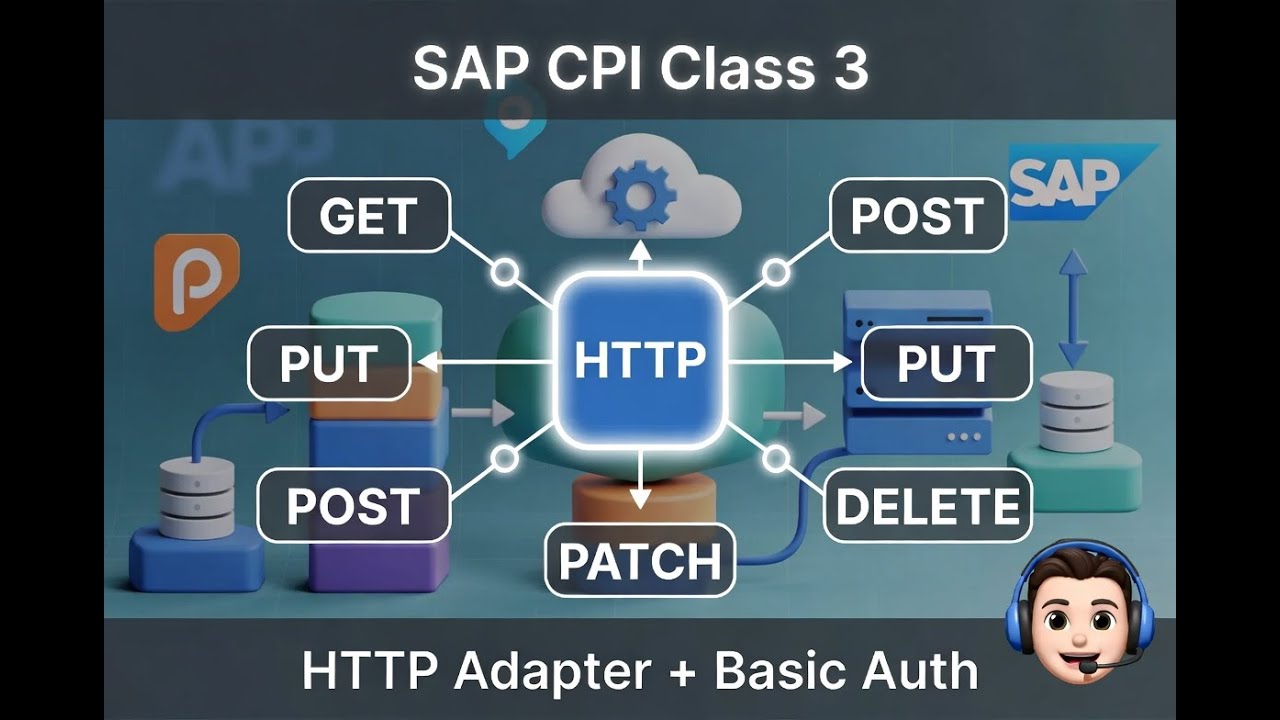 SAP CPI Training Class 3: HTTP Adapter, Basic Auth & Dynamic Methods ...