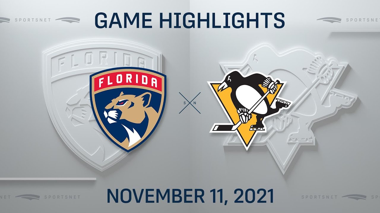 NHL Highlights | Panthers vs. Penguins - Nov 11, 2021 - YouTube